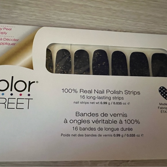 Color Street | Makeup | Color Street Black Nail Polish Strips Deepwater ...